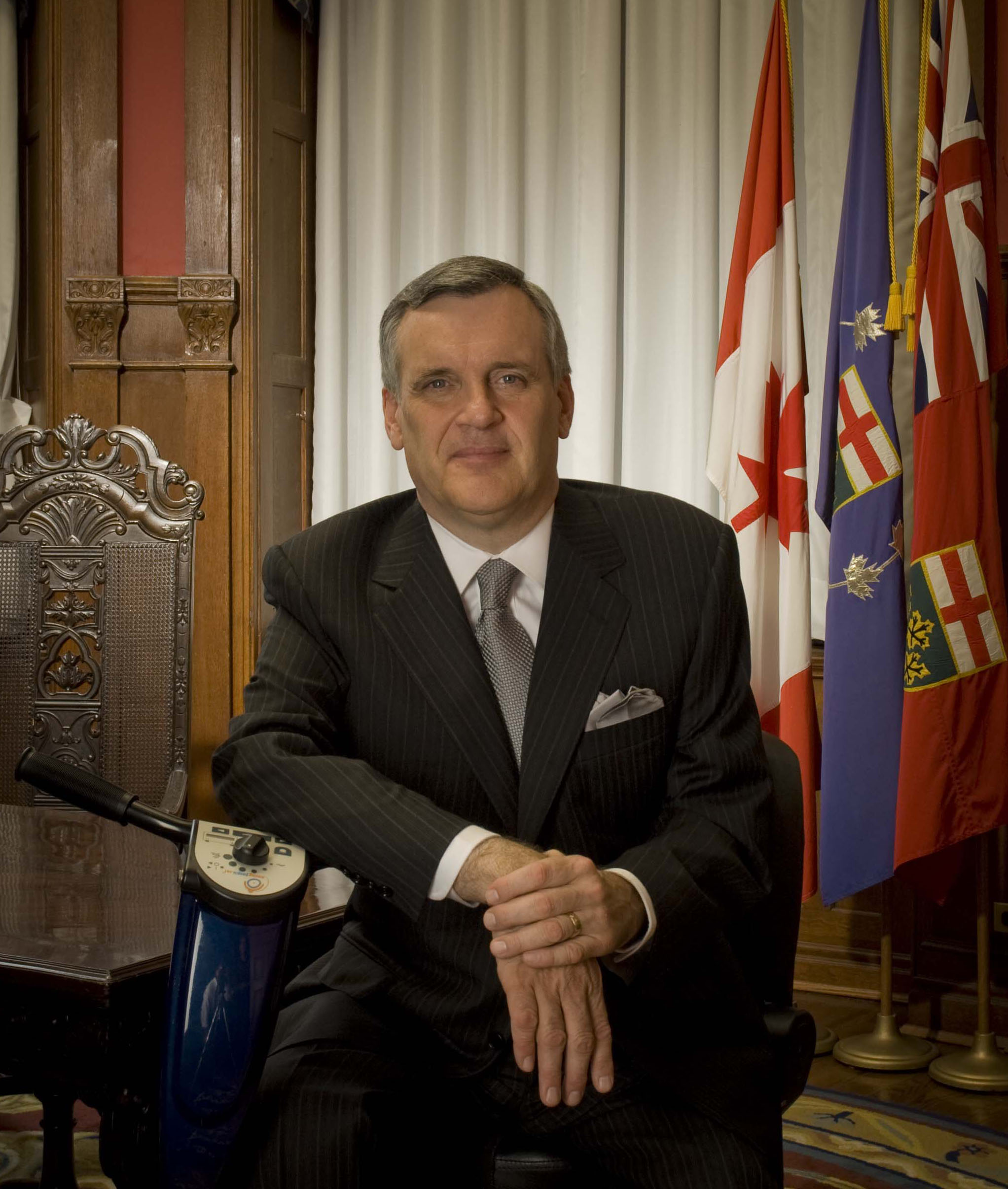 The Honourable David C. Onley, Lieutenant Governor of Ontario ...