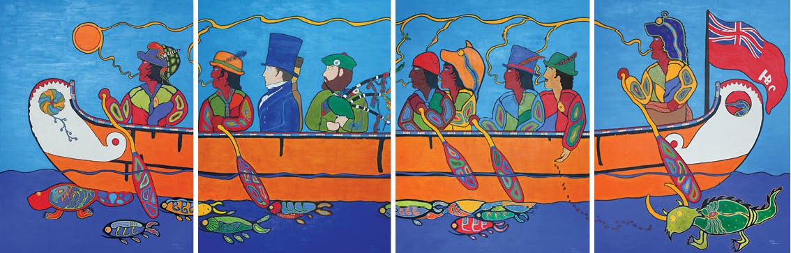 George Simpson's Canoe Brigade - Kristy Cameron, Métis | Legislative ...